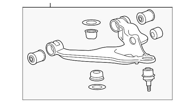 2011-2019 GM Front Driver Side Lower Control Arm 23207777 GM ...