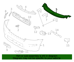 Bumper Support Rail - Structural Rear/Front End Stability | AutoNation ...