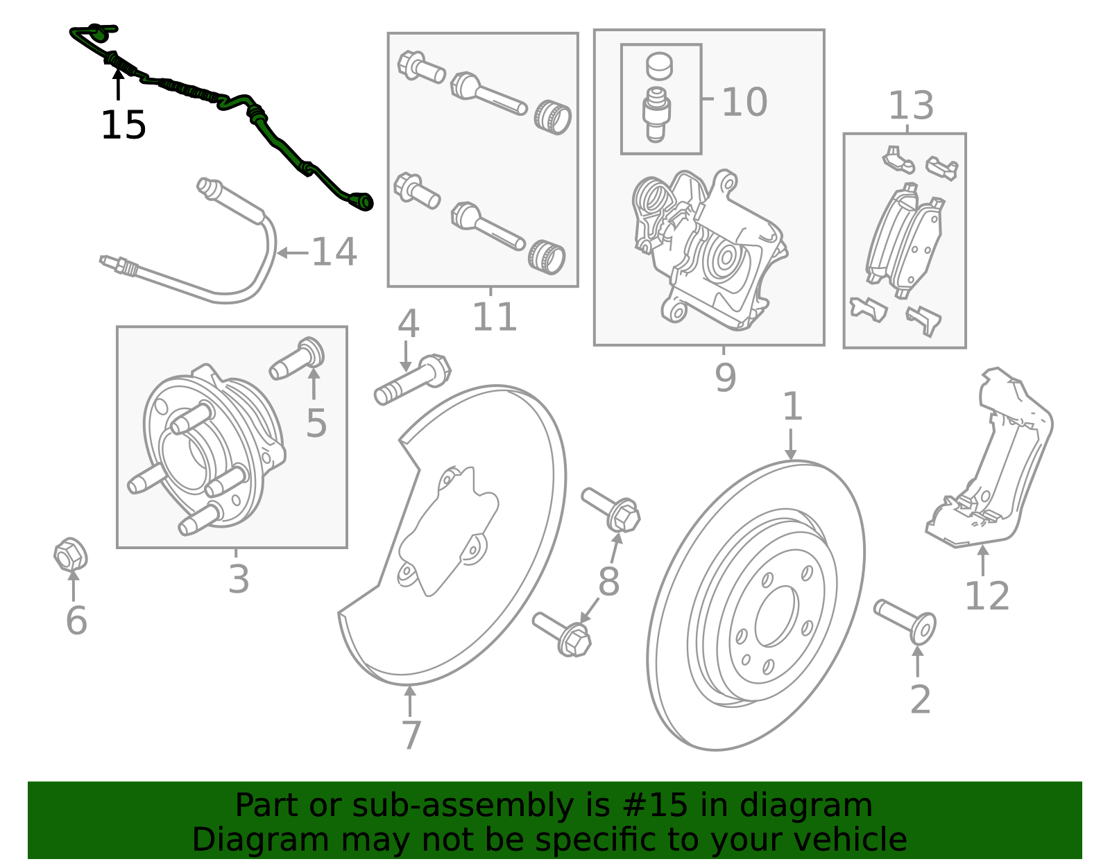 2013-2019 Ford ABS Sensor DA8Z-2C190-B | Awesome Parts Ford