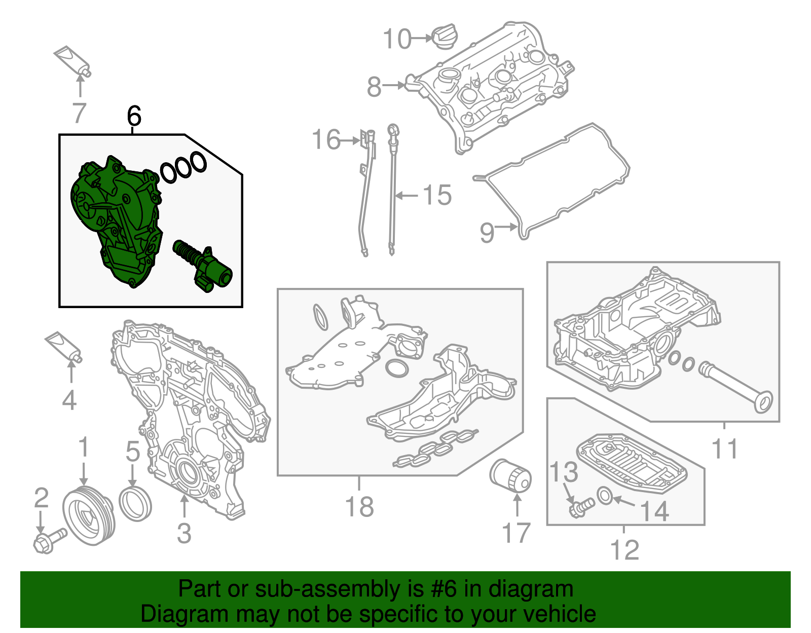 13040-5CA0A - Access Cover 2016-2020 Infiniti | INFINITI Parts ...
