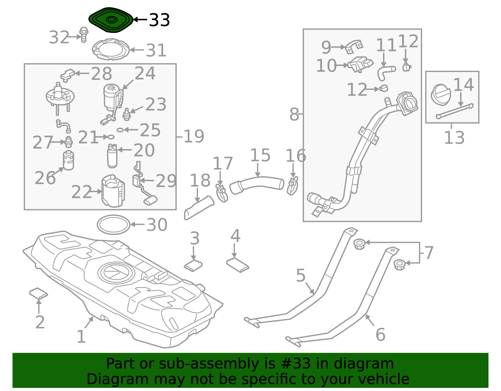 31107-1R000 - High-Quality Fuel Tank Access Cover for 2012-2017 Hyundai ...
