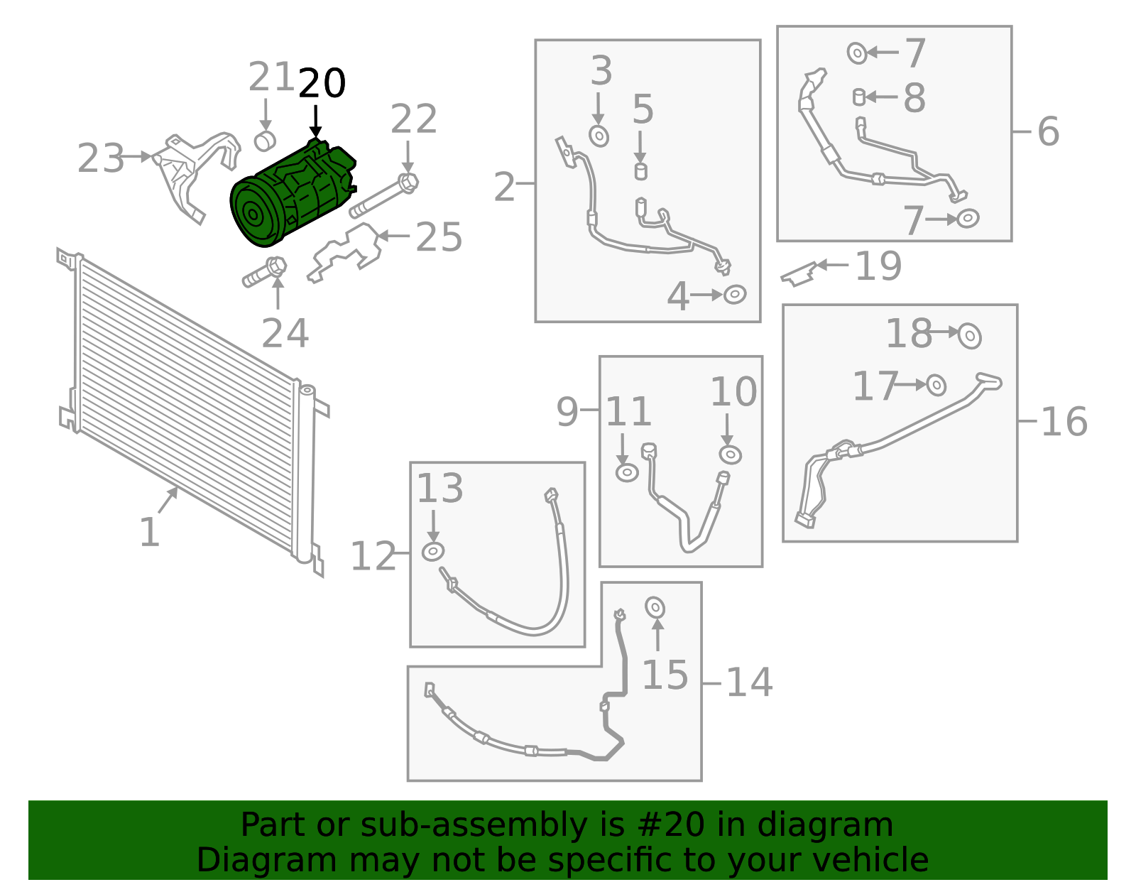 2019-2024 Porsche Cayenne A/C Compressor PAB-820-803-10 | OEM Parts Online