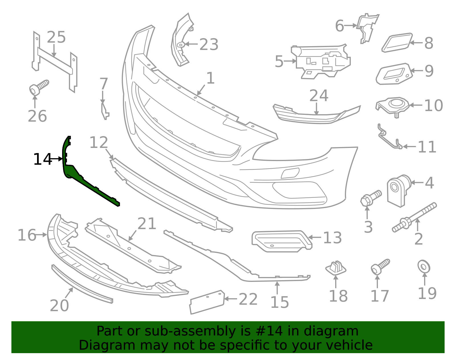 2015-2018 Volvo Lower Panel - Passenger Side (RH) 31425027 | TascaParts.com