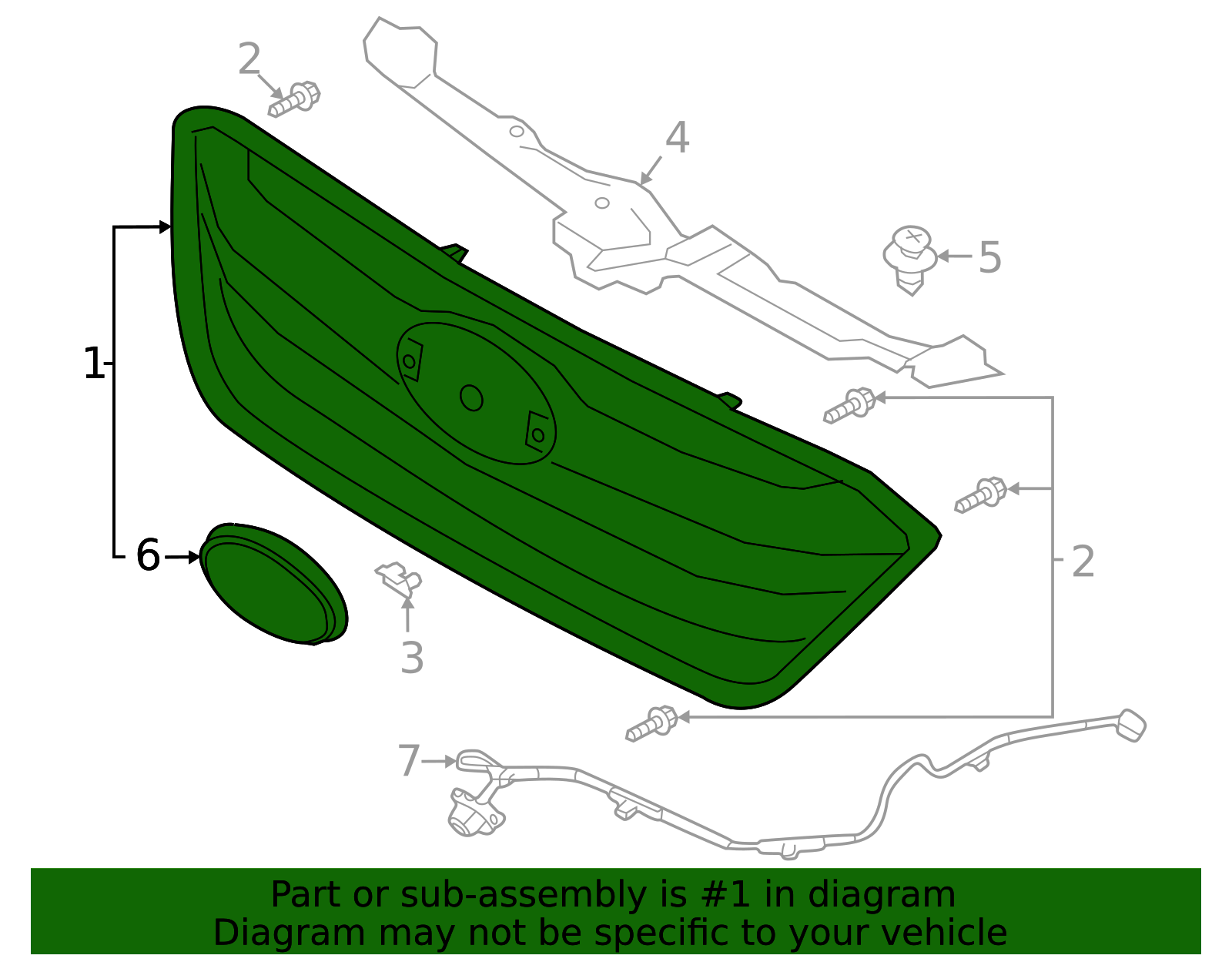91121AN08A - 2020-2022 Subaru Outback - Grille | OEM Subaru Parts Center
