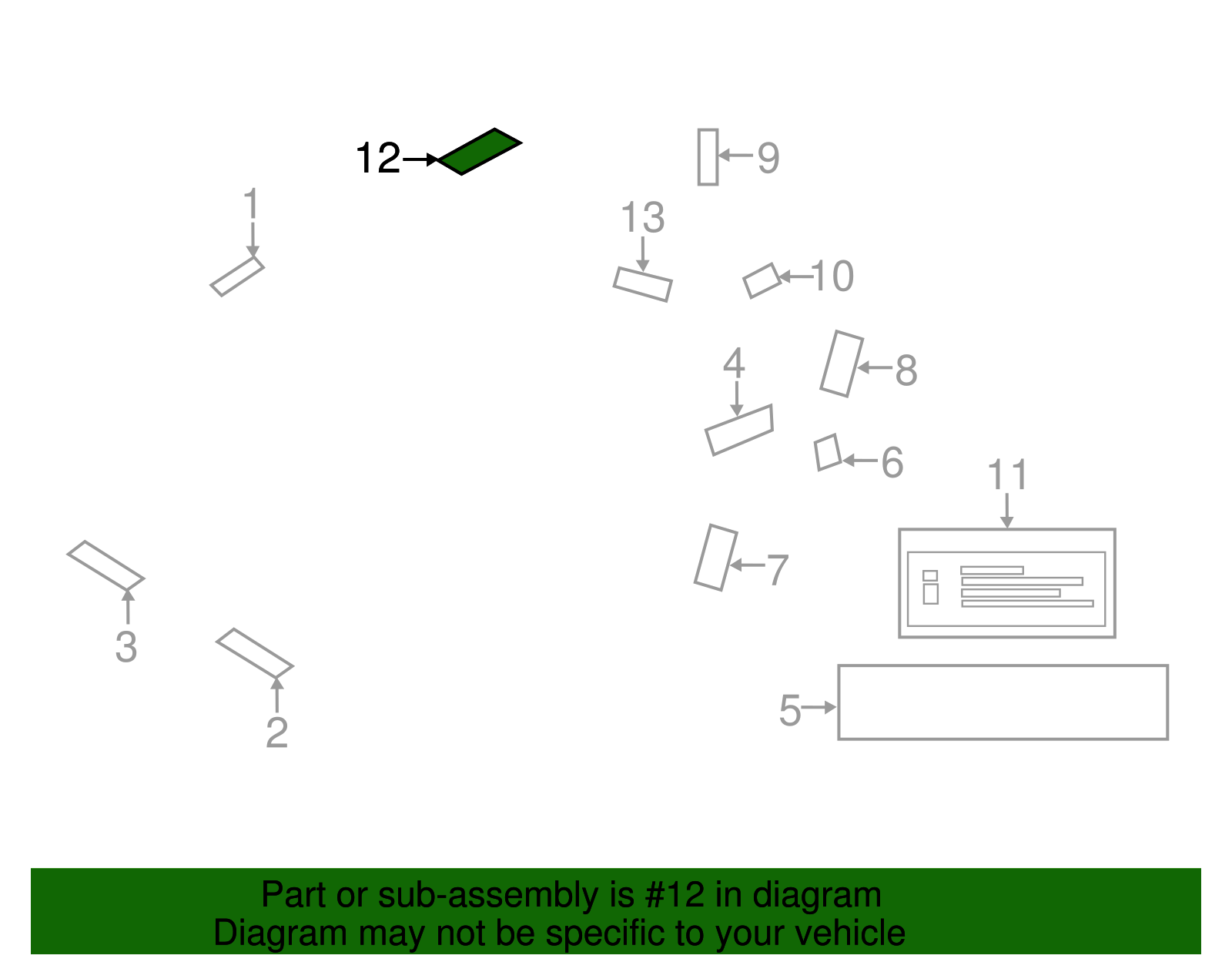 2010-2025 Volvo Battery Label 31202908 | TascaParts.com