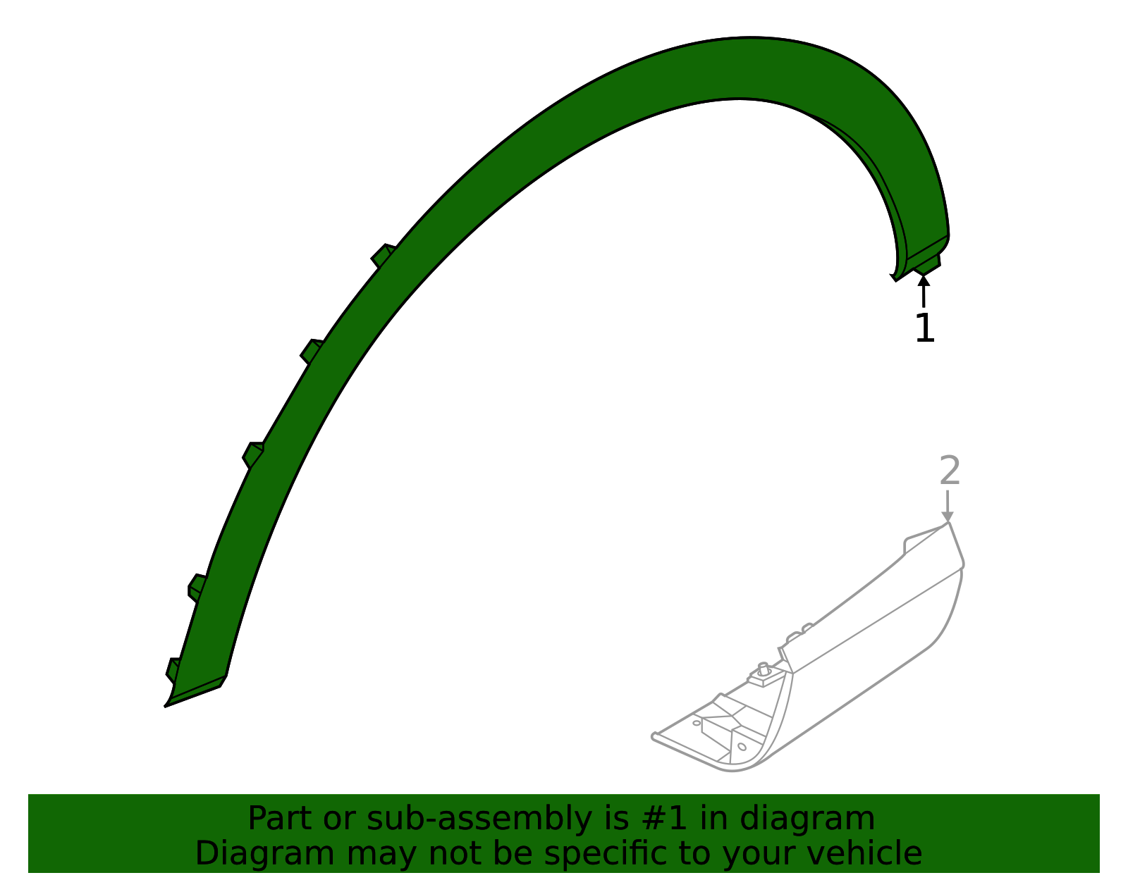 2022-2025 Genesis GV70 Wheel Opening Molding 877F1-AR000 | OEM Parts Online
