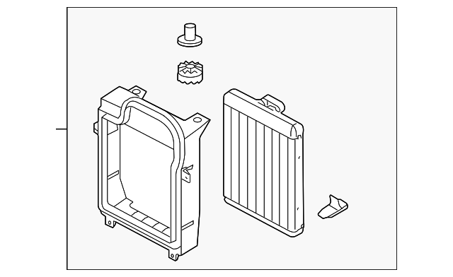 2014-2019 BMW | Oil Cooler Assembly | 17217645692 | BMW OEM Parts Store