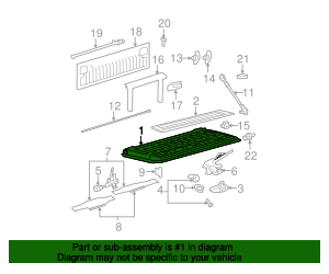 DC3Z-9940700-A - Tail Gate 2008-2016 Ford | Ford OEM Parts Direct