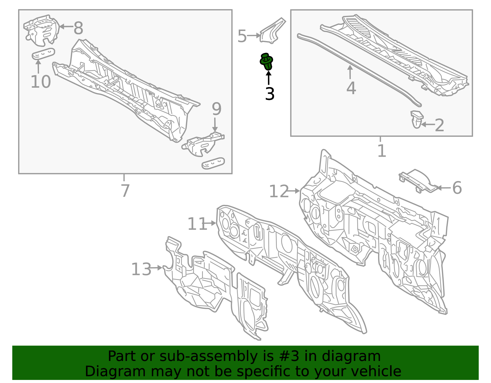 90467-07217 - Radiator Support Access Cover Clip - | OEM Genuine Toyota ...