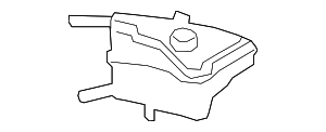 HG9Z-8A080-B - Reservoir Tank - 2013-2020 Ford | Lasco Auto Parts