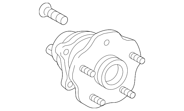 42450-0E090 - 2020-2024 Toyota - Hub Assembly | Toyota Parts Delivered