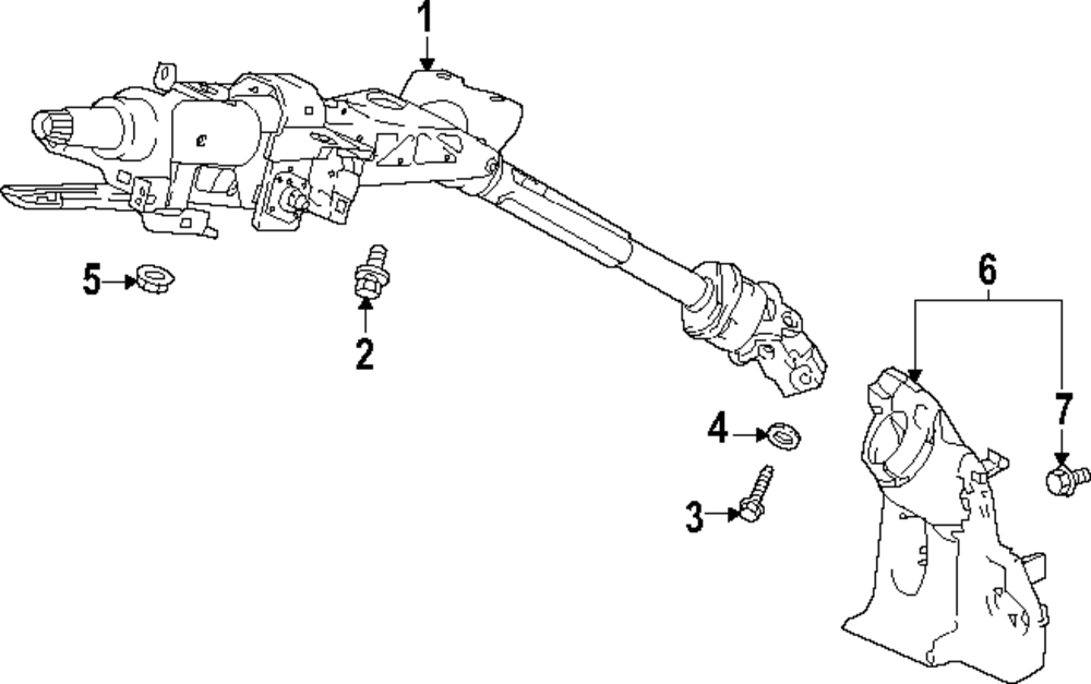 53200-30A-A02 - Steering Column 2023-2025 Honda Accord | Honda Parts Online