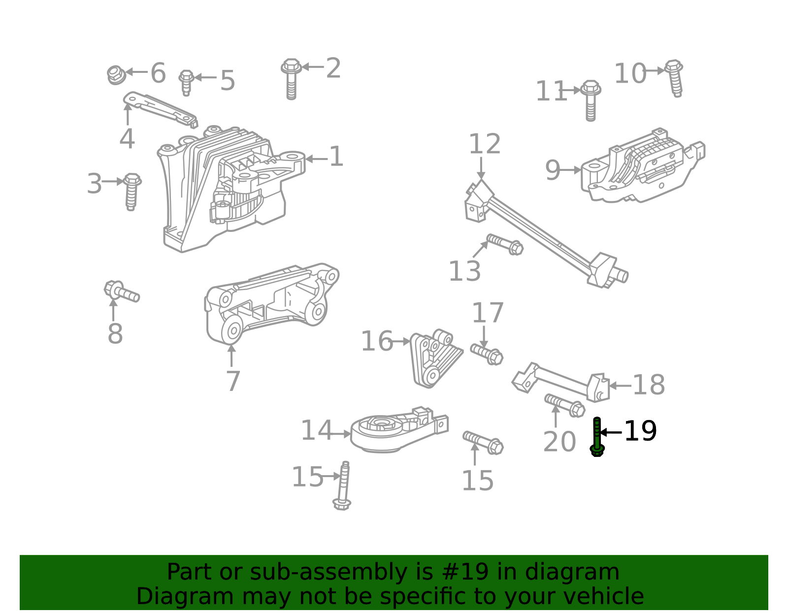 12715041 - High-Quality Side Brace for 2021-2025 GM | AutoNation Parts