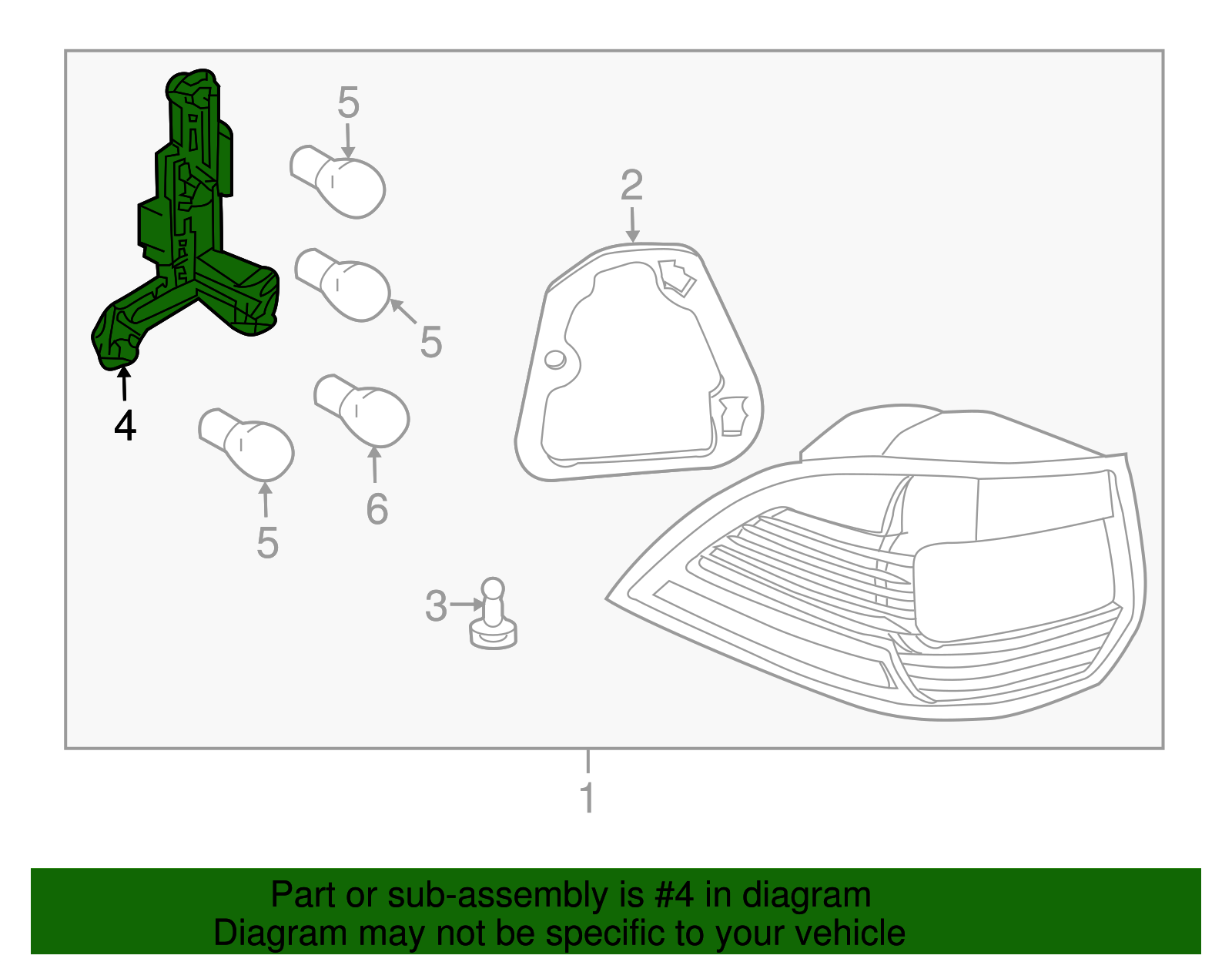 2009-2014 Volkswagen Jetta Tail Light Socket 1K9-945-258 | VW Direct ...