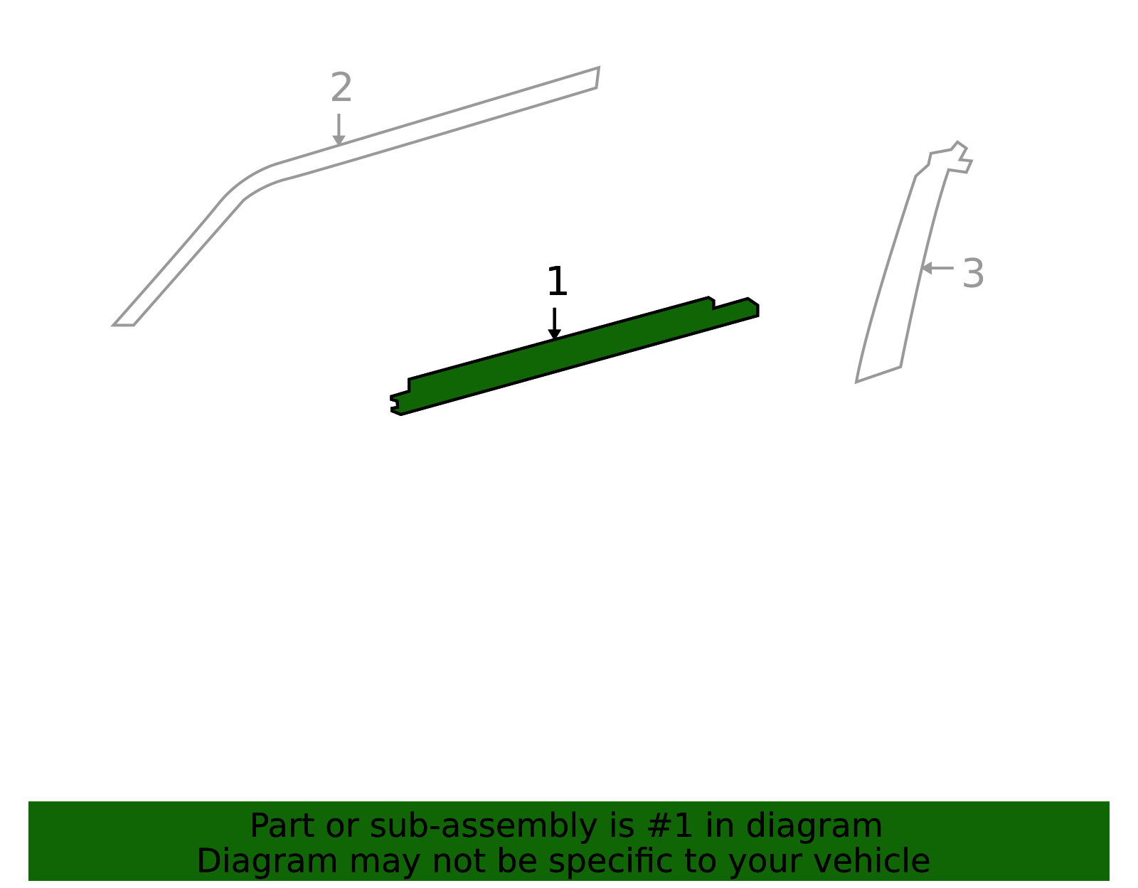 75710-12820 - Door Belt Molding (Right, Front) Longo Toyota Parts