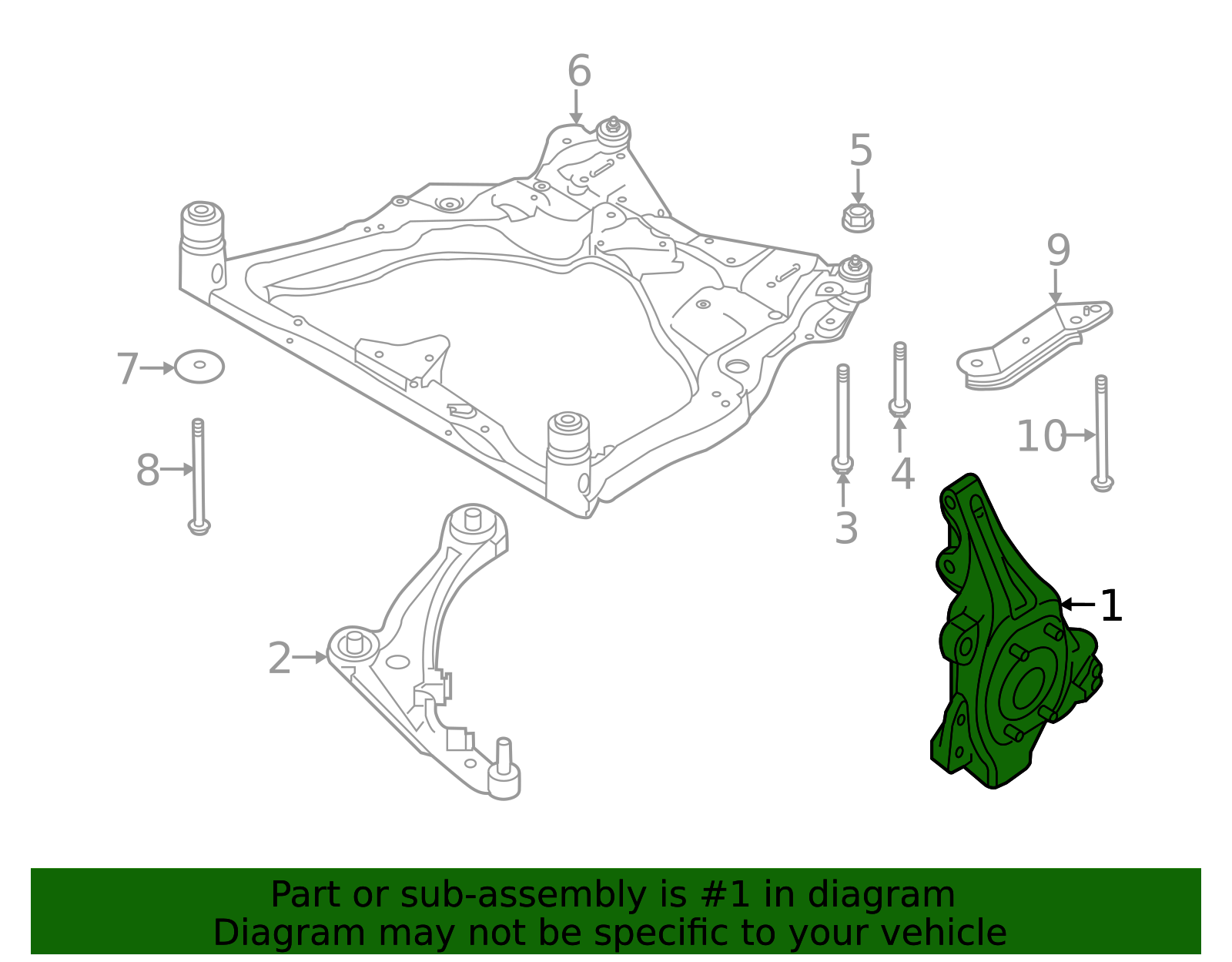 40014-3JA1B - Steering Knuckle 2013-2020 Nissan Pathfinder | Official ...