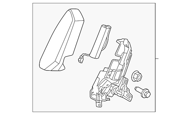 88610-6RA0B - 2021-2025 Nissan Rogue - Bolster | Anicra Nissan Parts