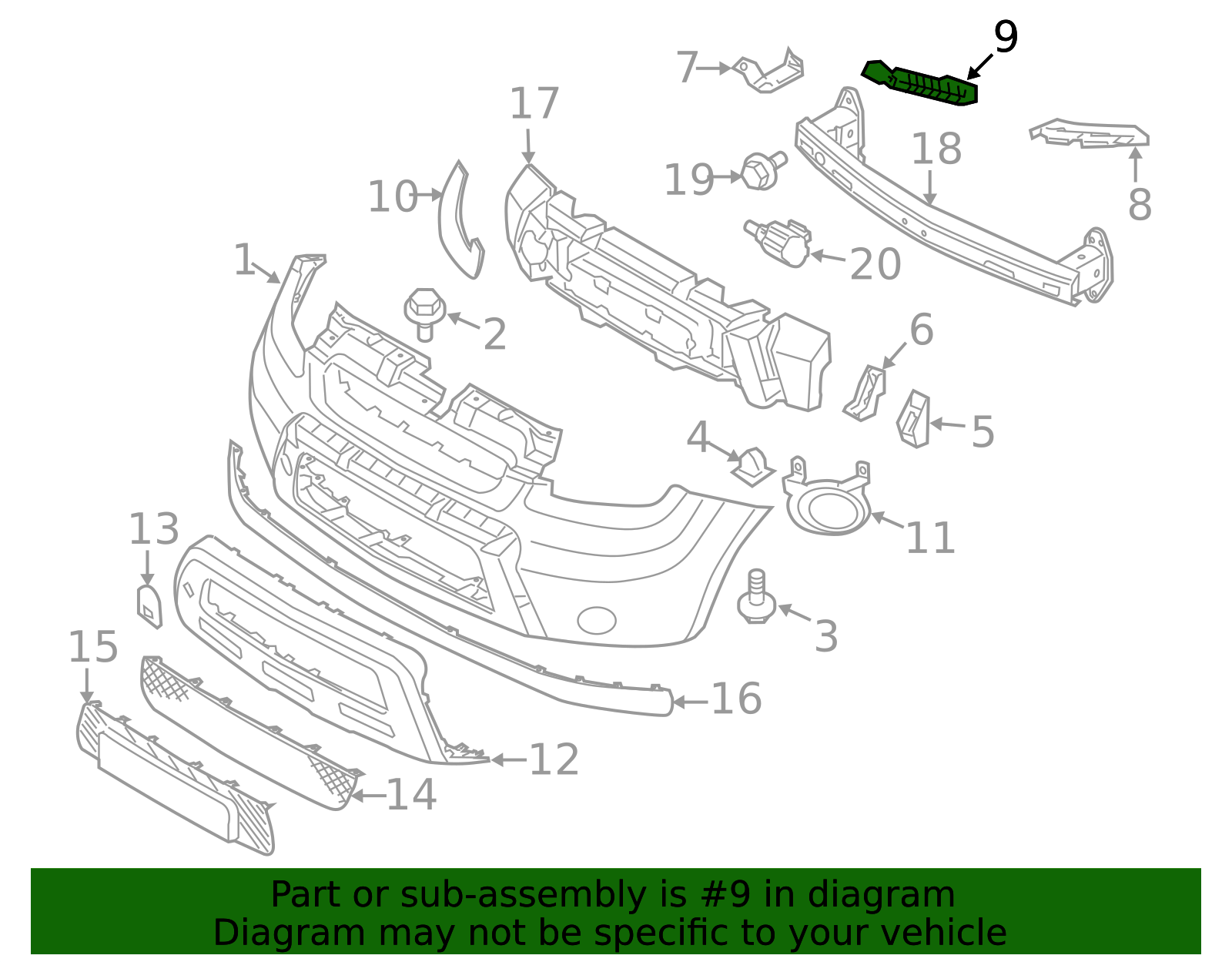 86554-2K000 - Side Bracket 2010-2011 Kia Soul | Kia.Parts Store