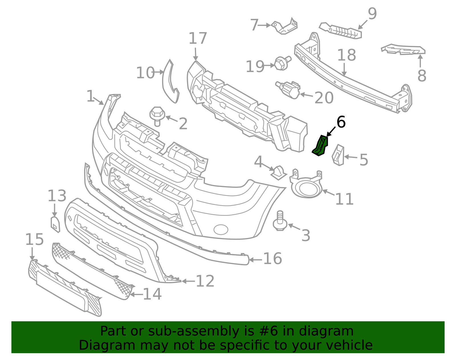 86571-2K000 - Inner Bracket 2010-2011 Kia Soul | Kia.Parts Store