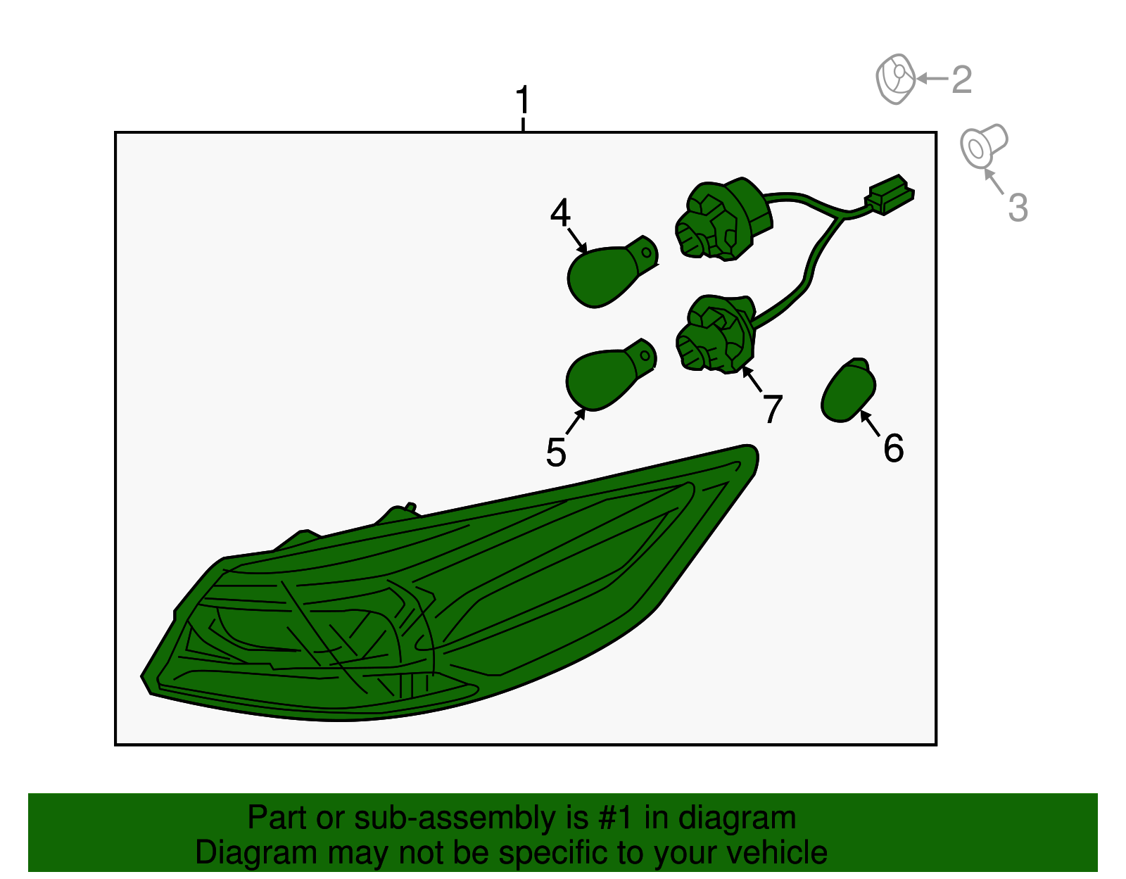 92401-F2120 - Hyundai Tail Lamp Assembly 2017-2018 Hyundai Elantra ...