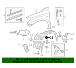 90189-06236 - Fender Liner Grommet - OEM Genuine Toyota Parts
