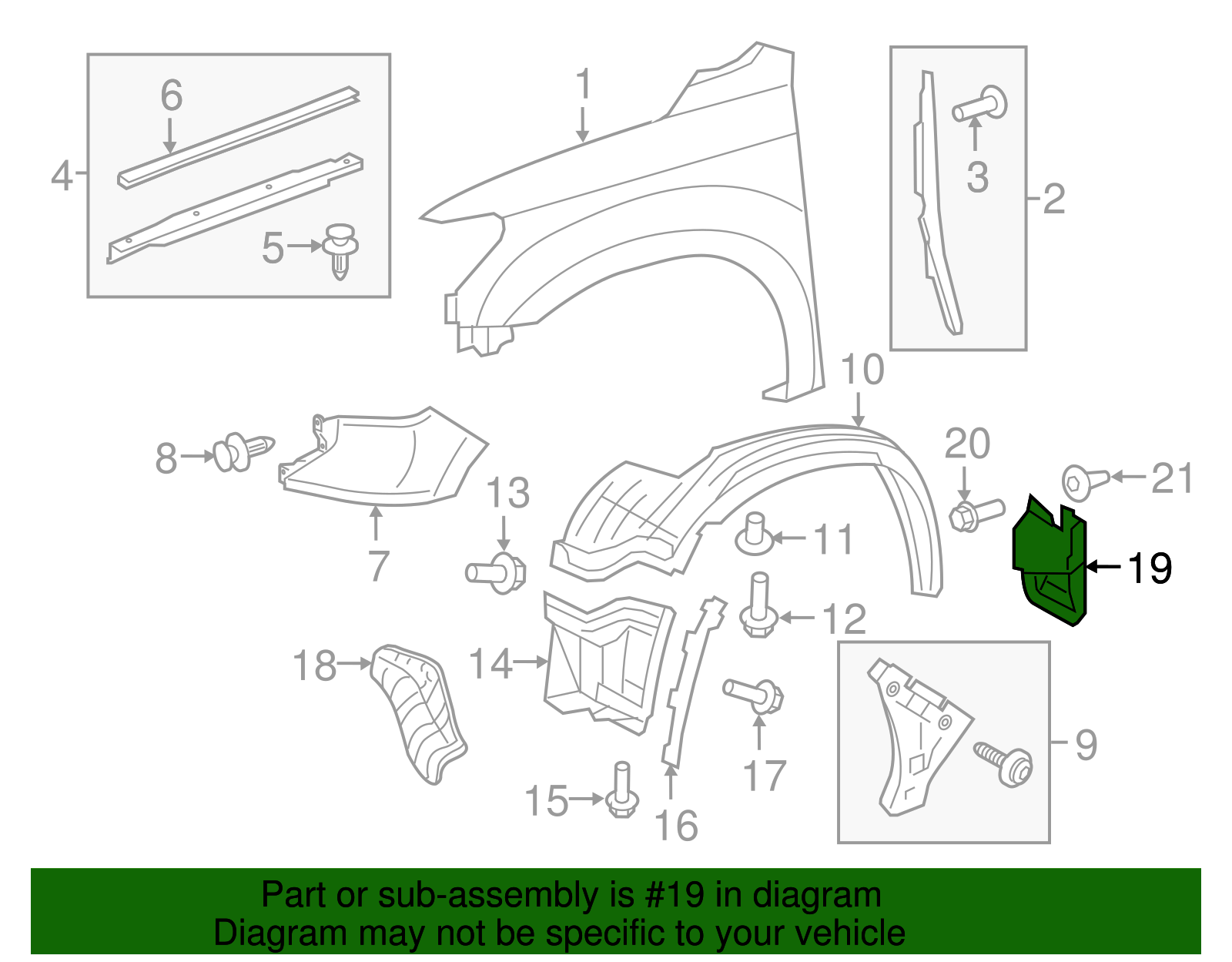 76621-0C060 - Mud Guard - 2014-2020 Toyota Tundra | Nucar Toyota of ...