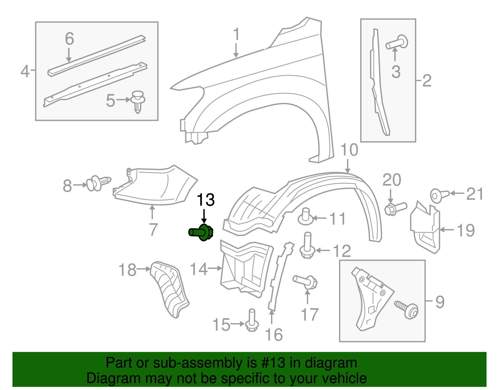 52161-02020 - Bumper Cover Clip - 1997-2020 Toyota | Toyota Parts Delivered