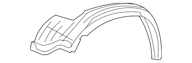 2014-2021 Toyota Tundra Fender Liner - PASSENGER SIDE 53875-0C080 ...