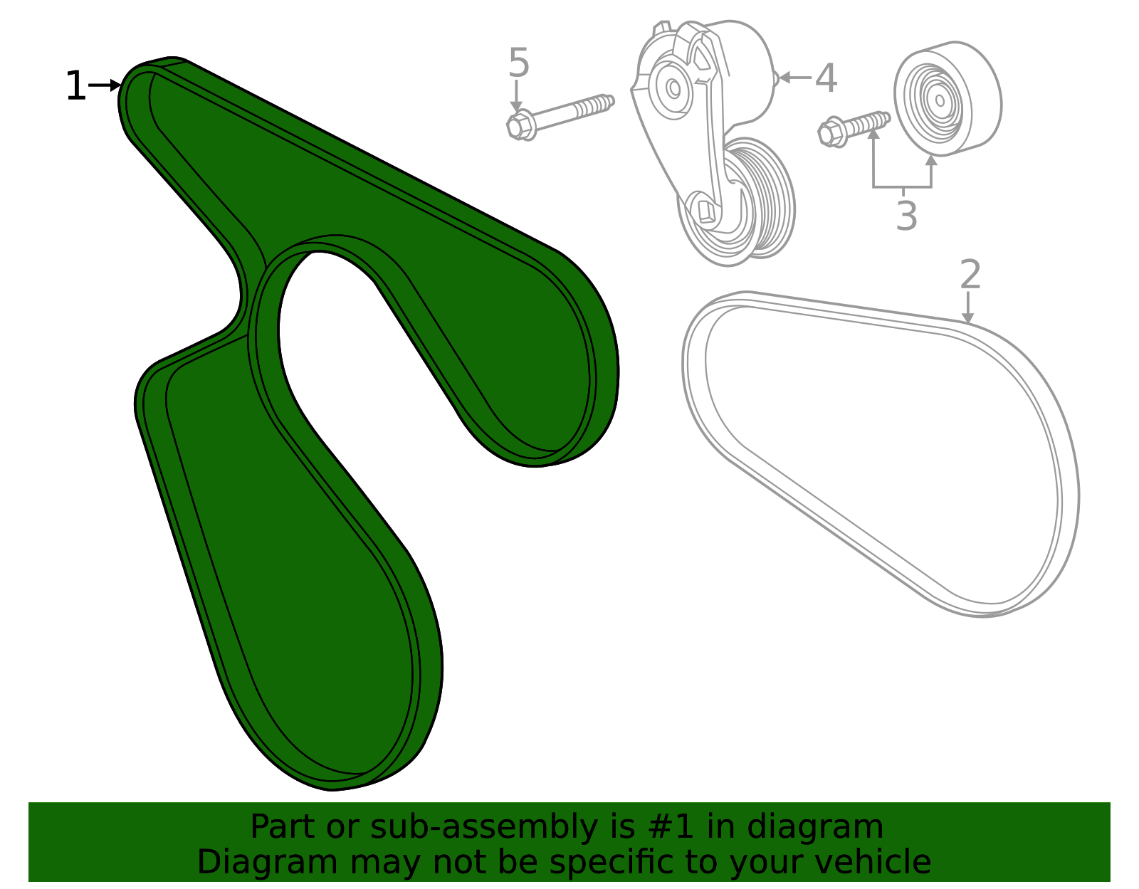 2020-2025 GM Serpentine Belt 12732504 | Shea Chevrolet Parts