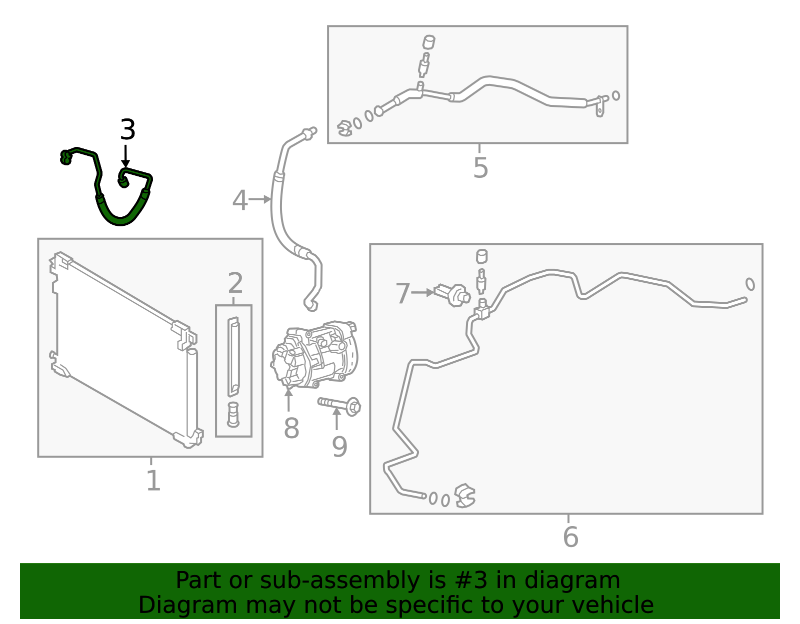 2016-2022 Toyota Discharge Hose 88703-47080 | MotorMotor