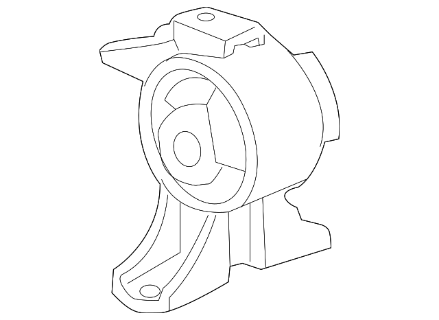 50820-SHJ-A03 - 2005-2015 Honda - Rubber Assembly Engine Side Mounting ...