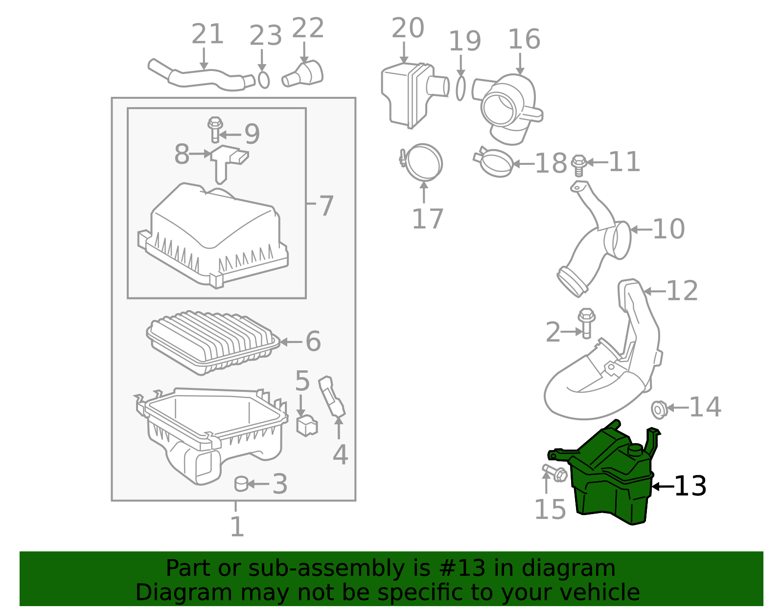 Intermediate Intake Air Duct Resonator 88975811 | Awesome Parts GM