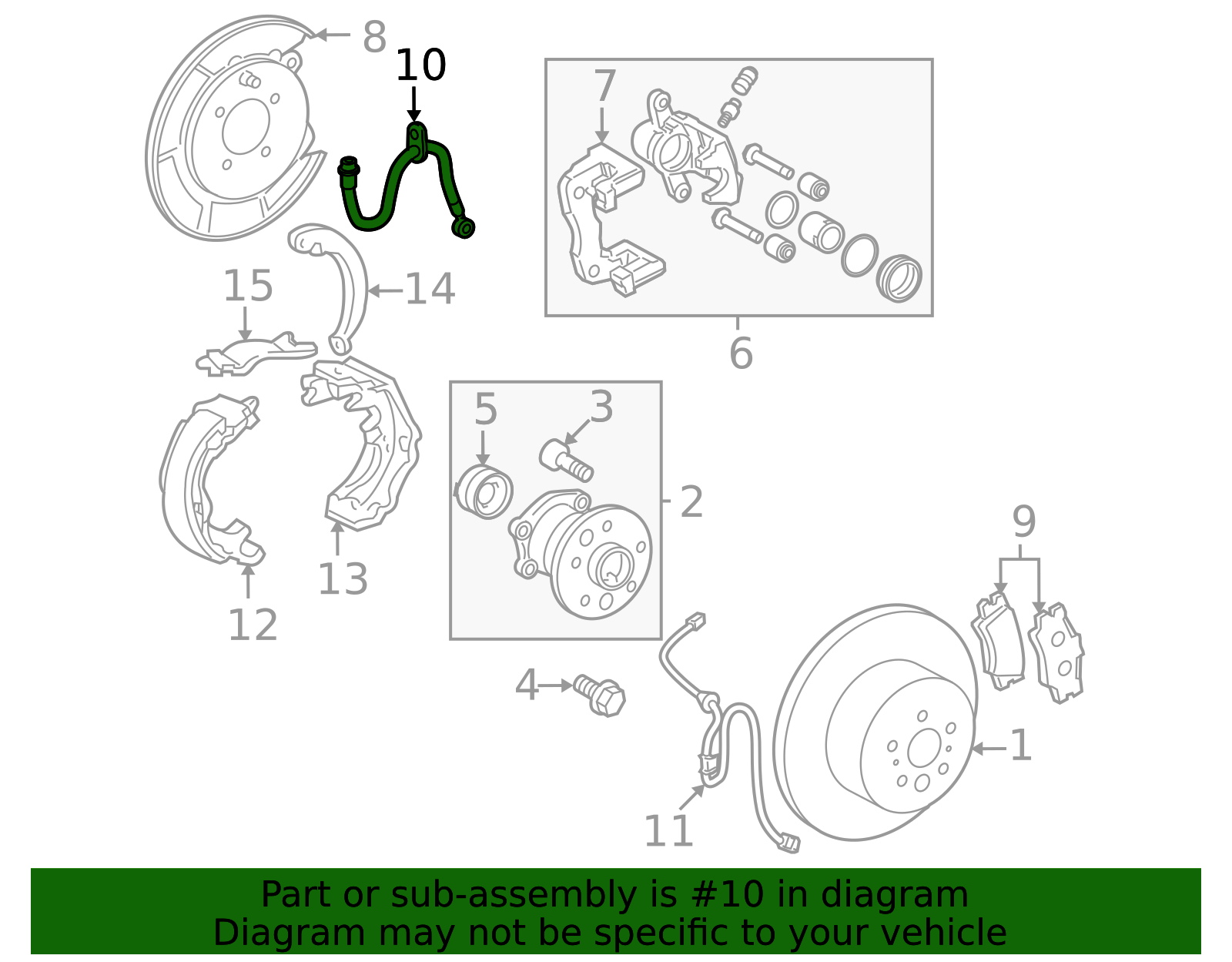 90947-02F60 - High-Quality Brake Hydraulic Hose for 2007-2012 Lexus ...