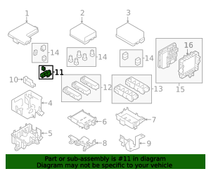 24380-CF000 - High-Quality Fuse Holder for 2009-2024 Nissan ...