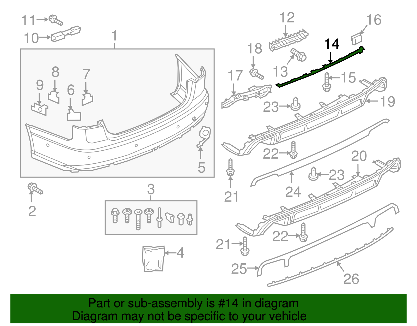 2016-2018 Audi Strip Molding 4G5-807-900-B-9B9 | Audi USA Parts