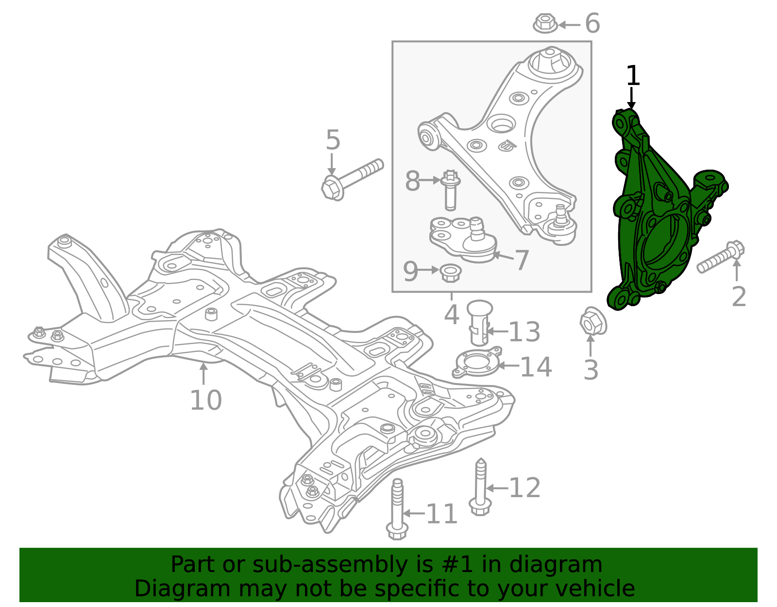 Steering Knuckle 68282576AE | Mopar Parts Canada
