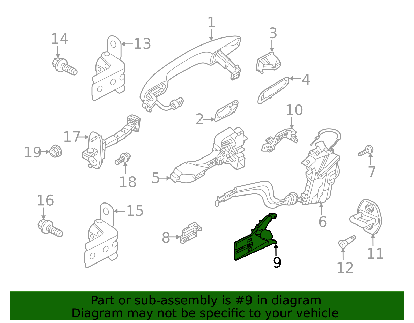 83482-K0000 - Latch Assembly Retainer 2020-2025 Kia Soul | Kia.Parts Store
