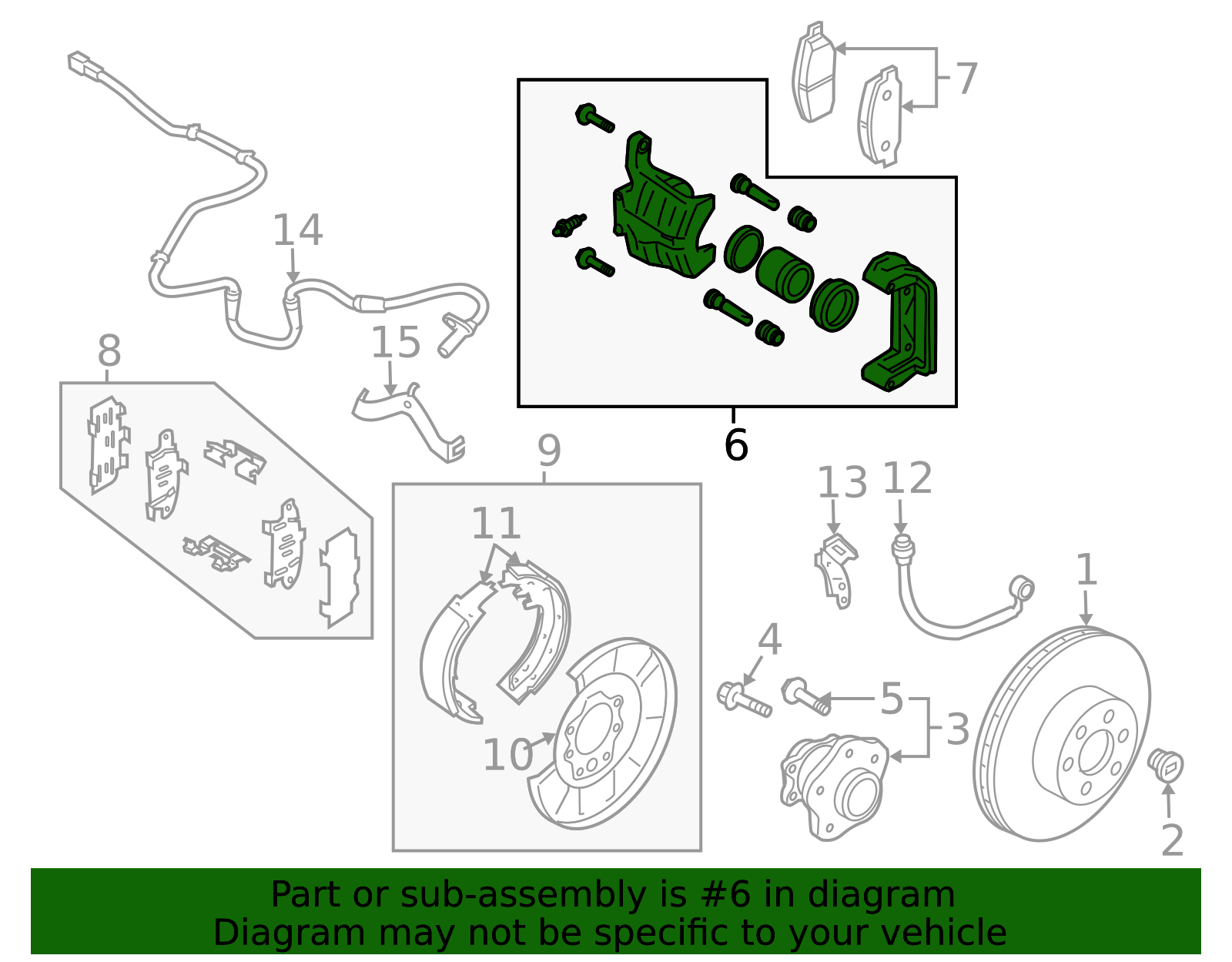 2018-2021 Nissan Caliper 44001-4CA0B | QuirkParts