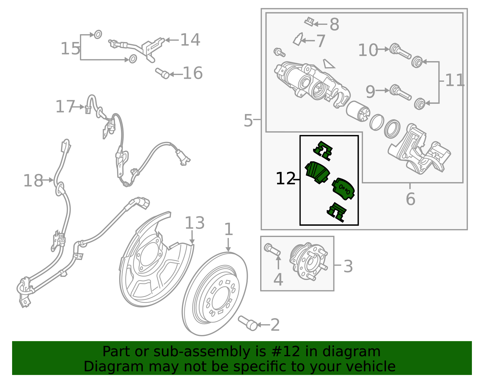 2016-2019 Hyundai Sonata Brake Pads 58302-D4A50 | MotorMotor