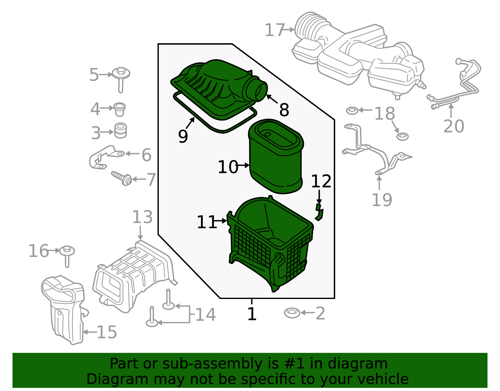 HC3Z-9600-F - Air Cleaner Assembly 2017-2019 Ford | Big 3 Auto Parts