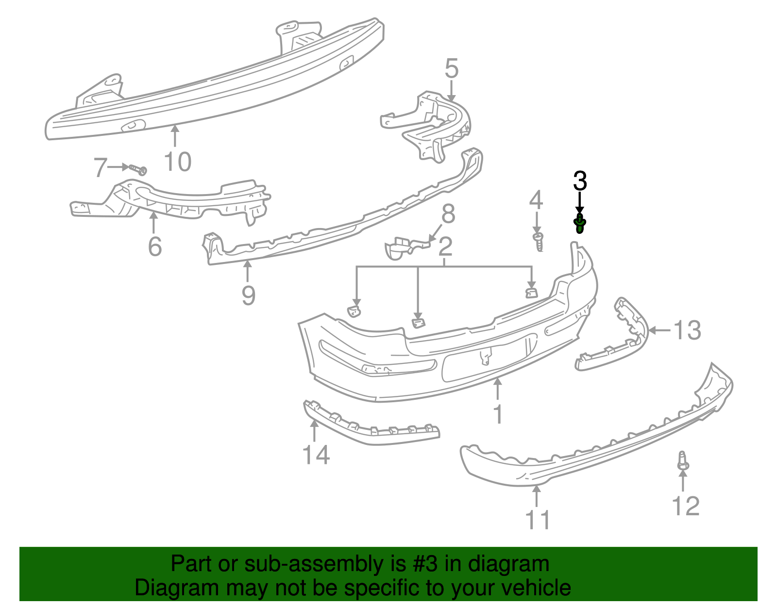 N-038-549-1 - Bumper Cover Clip 1990-2010 Volkswagen | Wolfsburg Parts ...