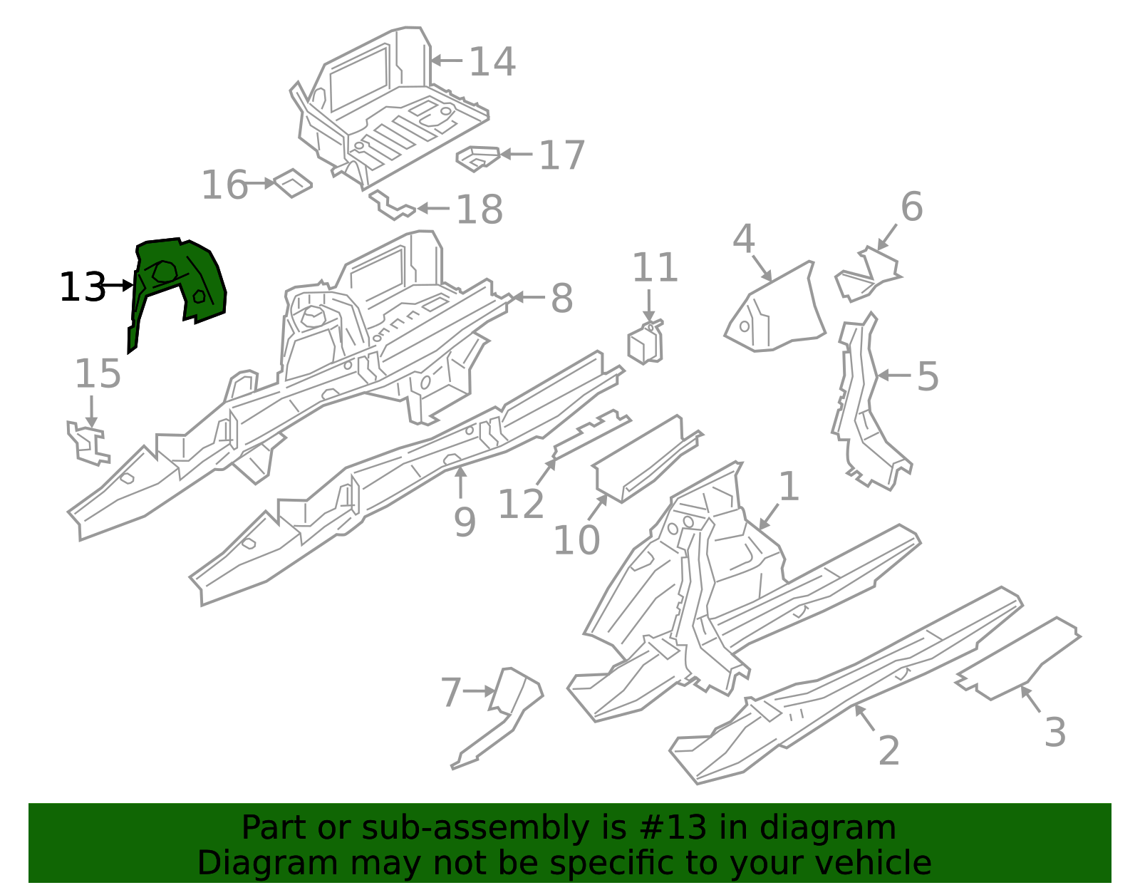 Genuine BMW 41-00-7-487-196 | Support Panel | FREE Shipping on Most ...