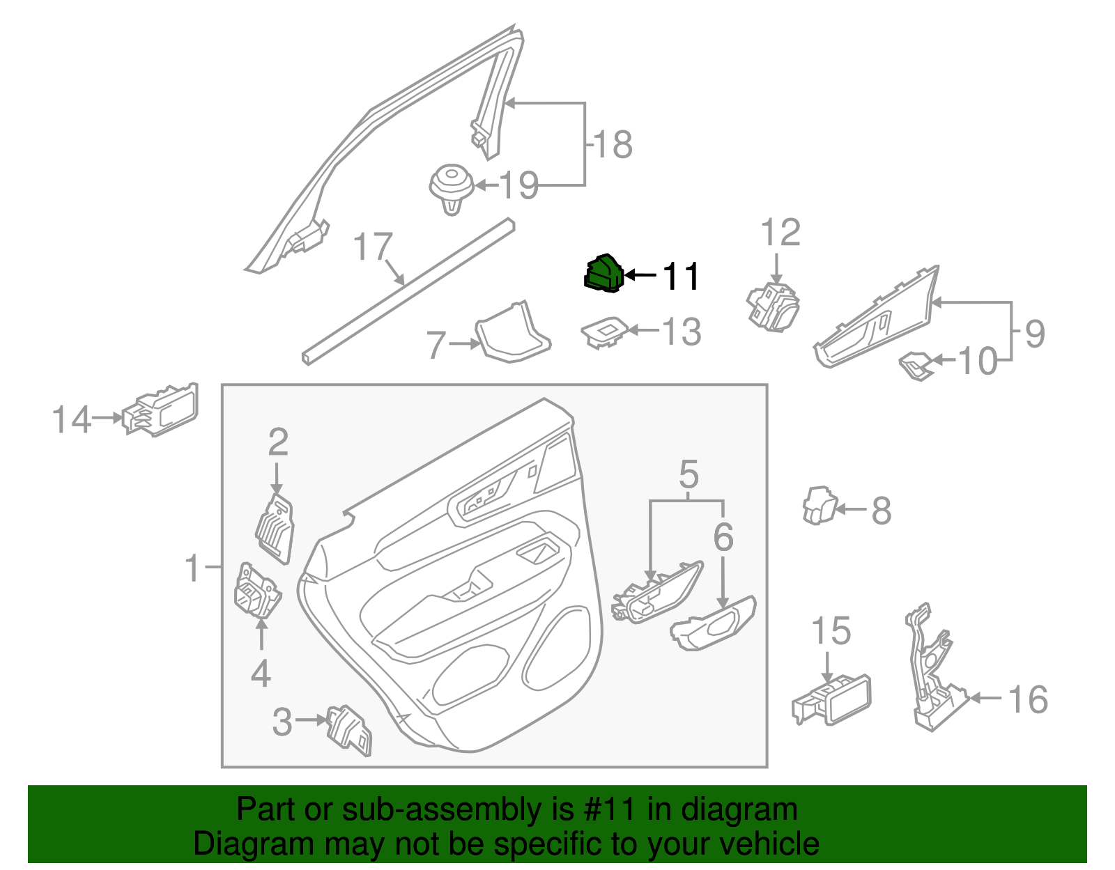31433408 - Window Switch - 2016-2021 Volvo | Volvo OEM Parts Direct