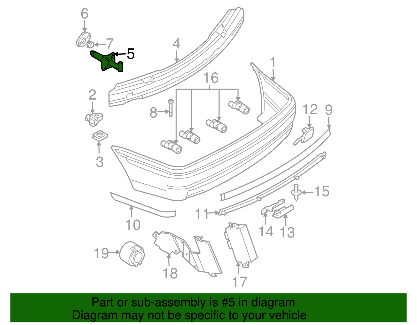 Genuine BMW 51-12-8-195-328 | Energy Absorber | FREE Shipping on Most ...