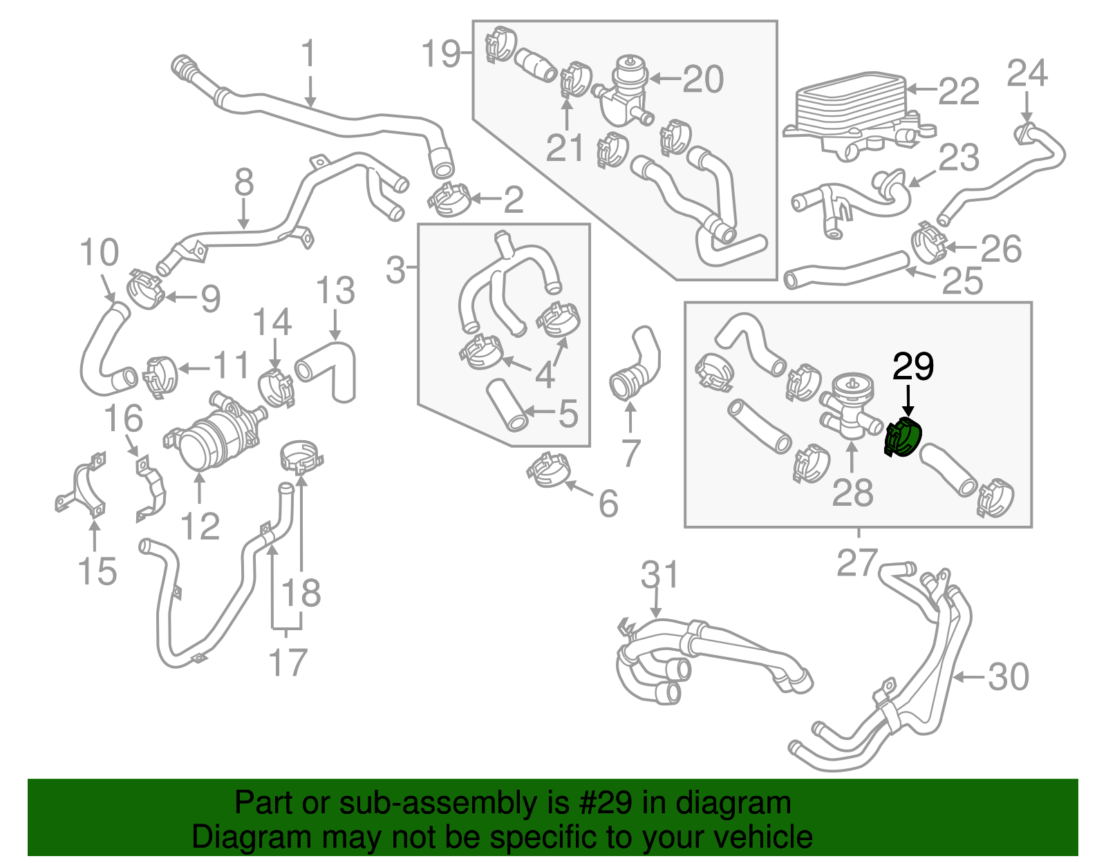 2011-2014 Porsche Vacuum Valve Clamp 958-106-605-00 | Porsche Marin