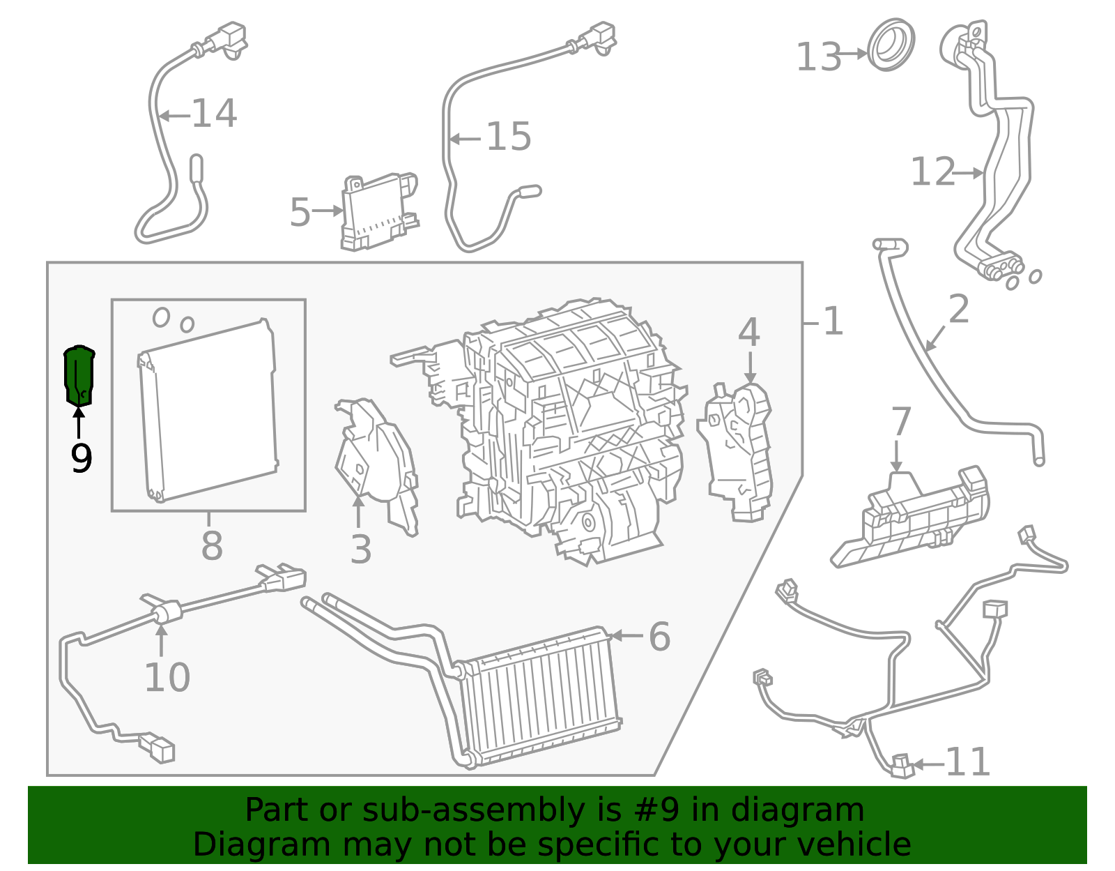 2023-2025 Toyota Expansion Valve 88515-47080 | Toyota Parts Center
