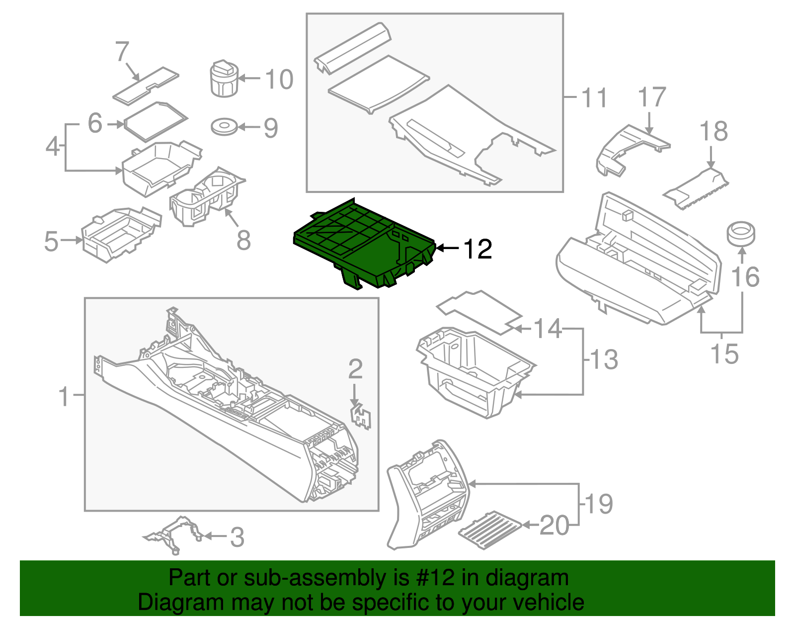 2017-2023 BMW | Frame | 51169330629 | BMW OEM Parts Store