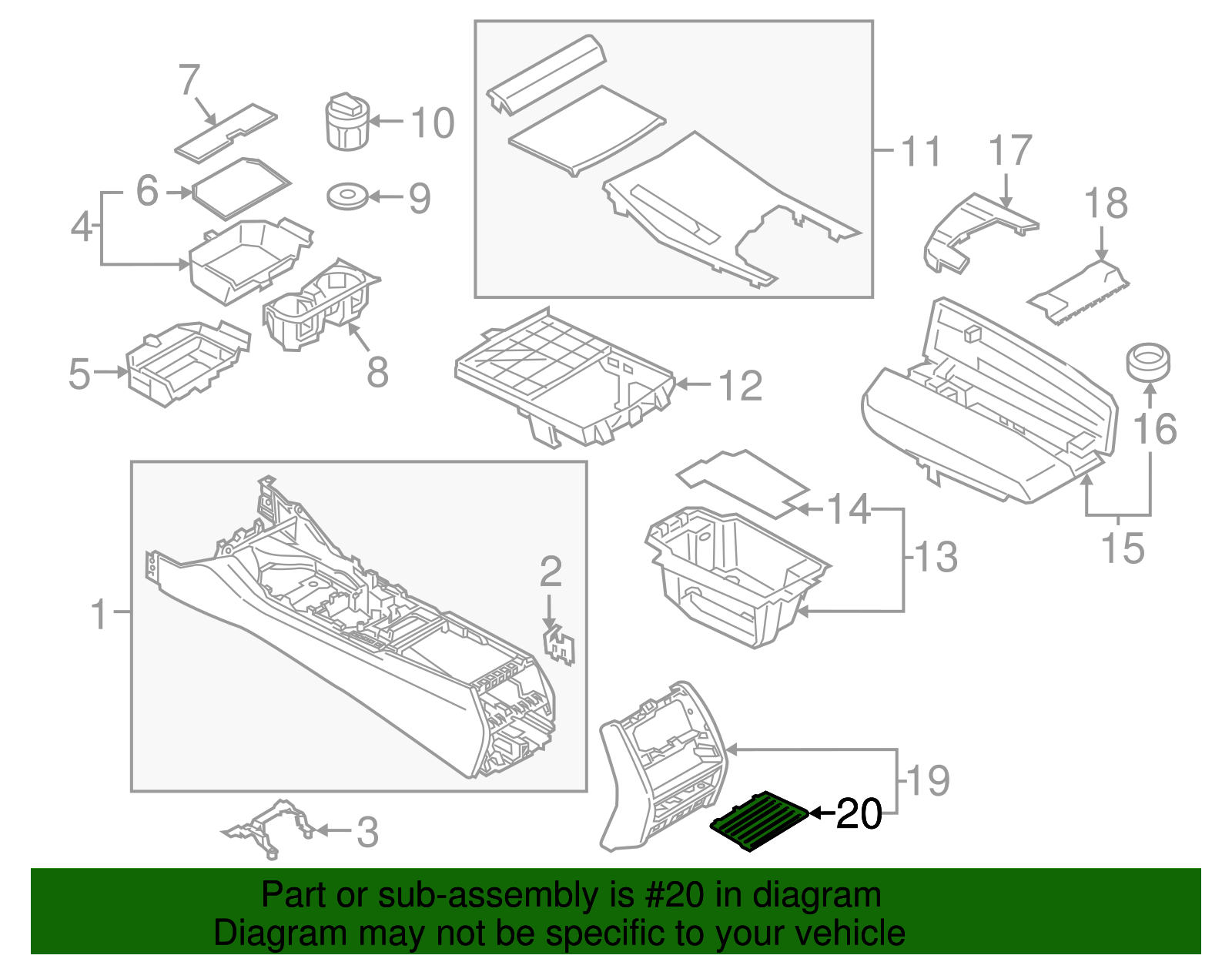 2017-2023 BMW 2017-2023 BMW - Rear Panel Mat 51-16-9-383-667 | BMW ...