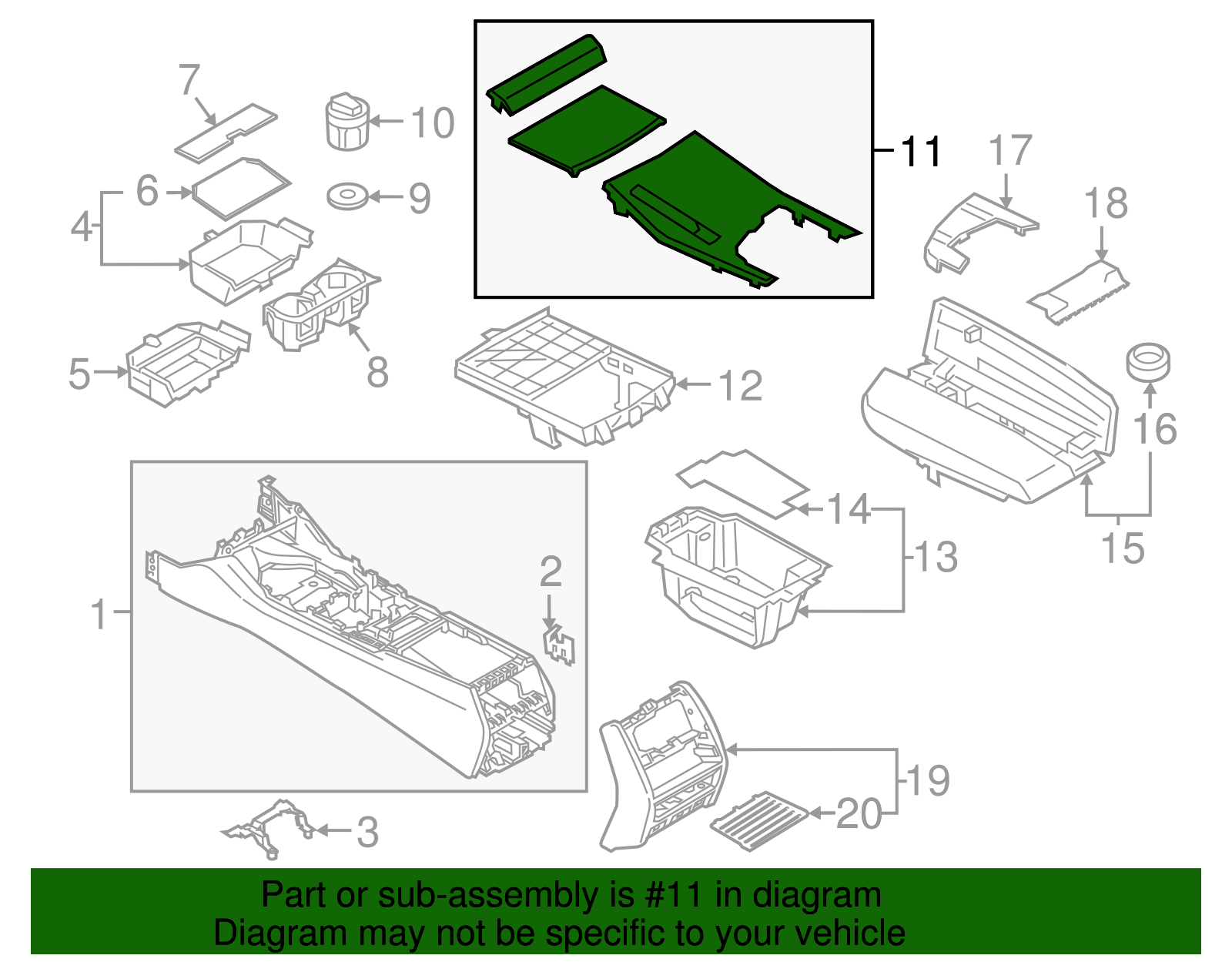 Genuine BMW 51-16-9-391-274 | Shift Panel | FREE Shipping on Most ...