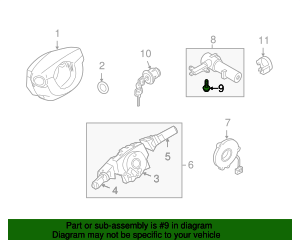 1986-2023 Nissan Steering Lock Screw 48703-06F0A | Parts for Nissans